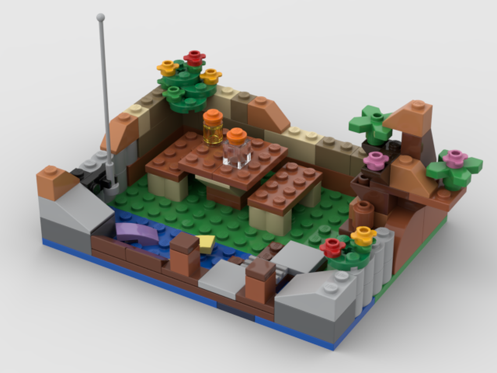 LEGO MOC Fishing hideout by l_hendriksen | Rebrickable - Build with LEGO