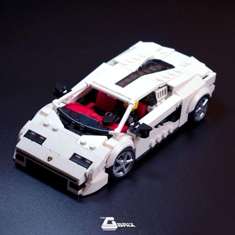 LEGO MOC Lamborghini Countach LPi 800-4 - 2021 - Red and White by ...