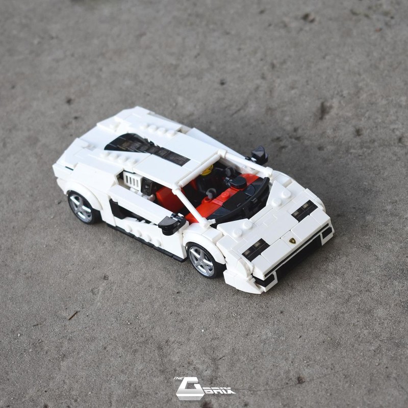 LEGO MOC Lamborghini Countach LPi 800-4 - 2021 - Red and White by ...