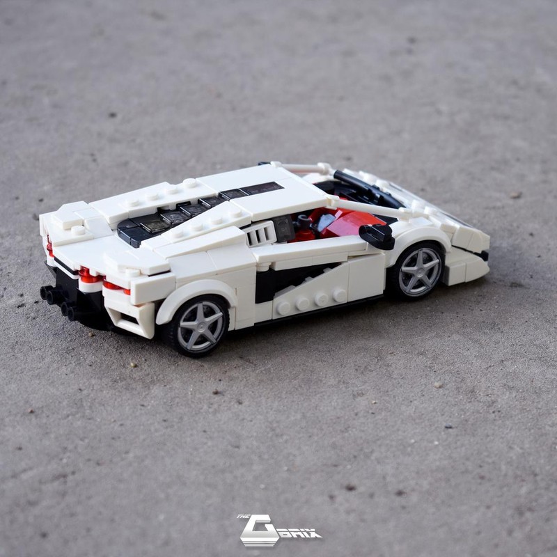 LEGO MOC Lamborghini Countach LPi 800-4 - 2021 - Red and White by ...