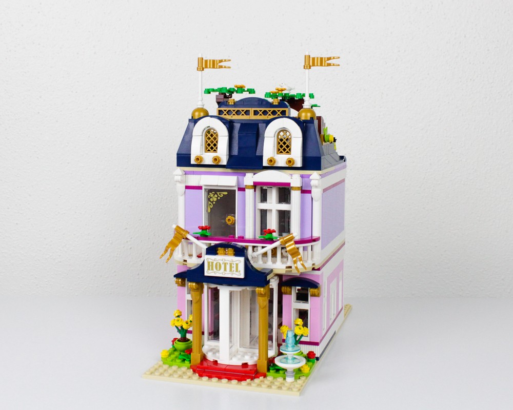 LEGO MOC Heartlake Grand Hotel (2021) Modular Alt Build by Stonewall ...