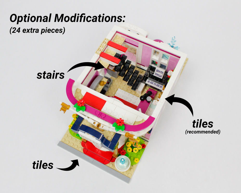 Lego Moc Heartlake Grand Hotel 2021 Modular Alt Build By Stonewall