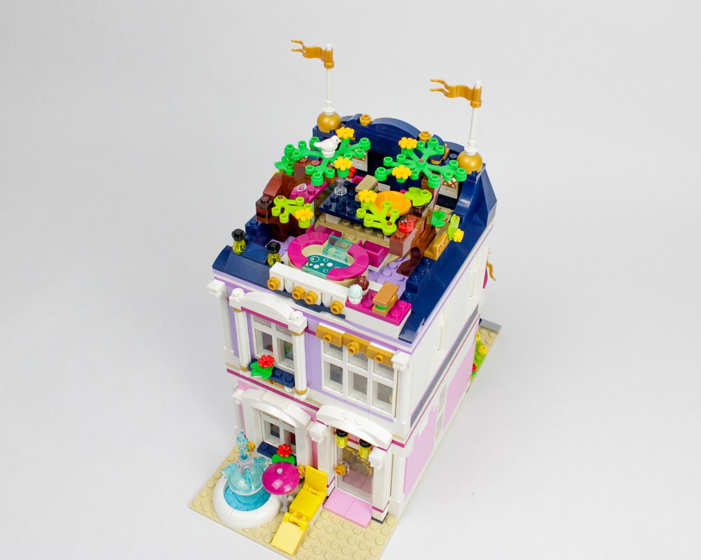 Lego Moc Heartlake Grand Hotel 2021 Modular Alt Build By Stonewall