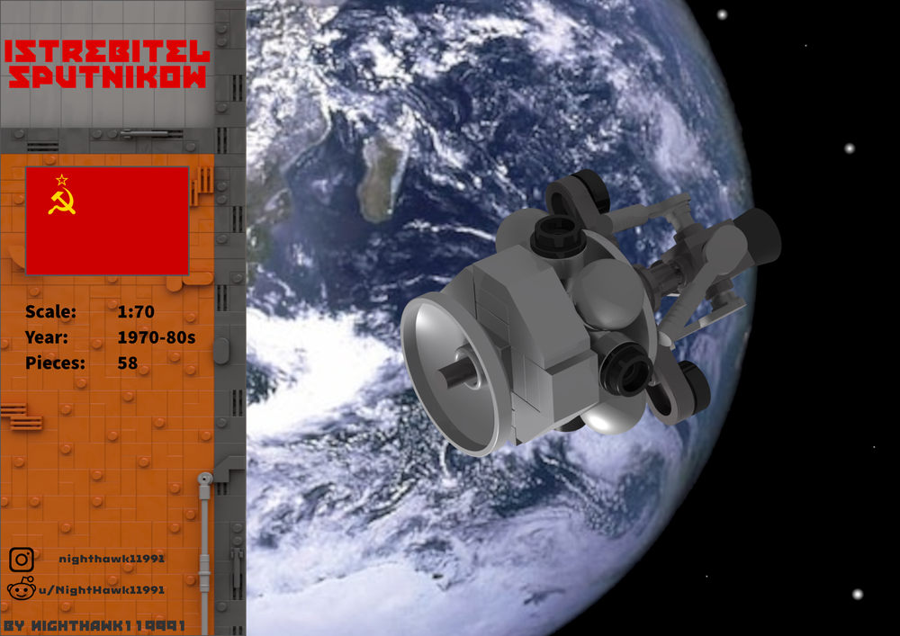 LEGO MOC Istrebitel Sputnikov 1:70 (Soviet anti-satelite weapon) by ...
