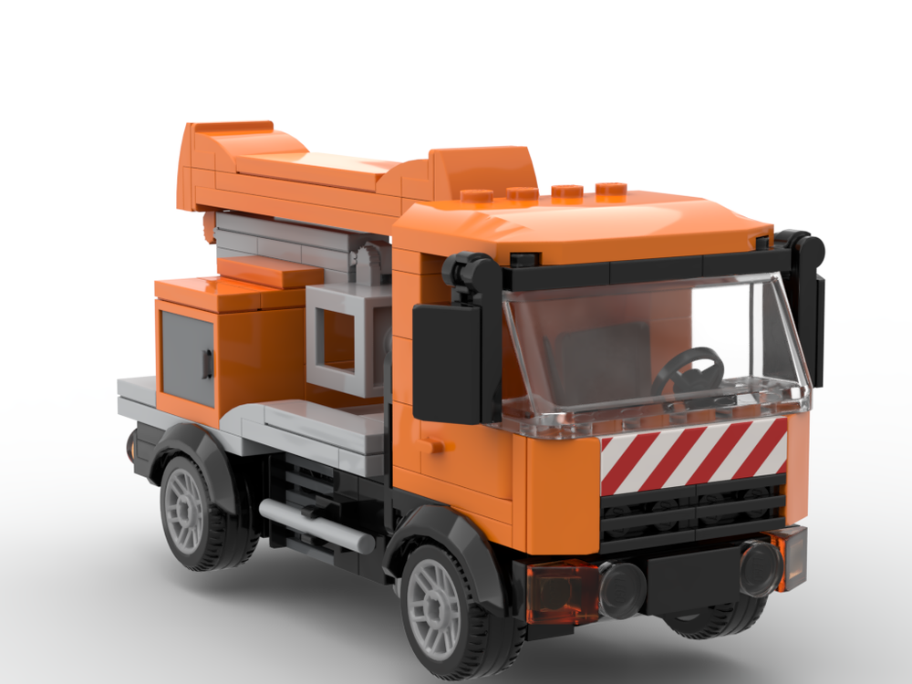 LEGO MOC Lkw mit Hebebühne (Legocity-style) by Mark19817 | Rebrickable ...