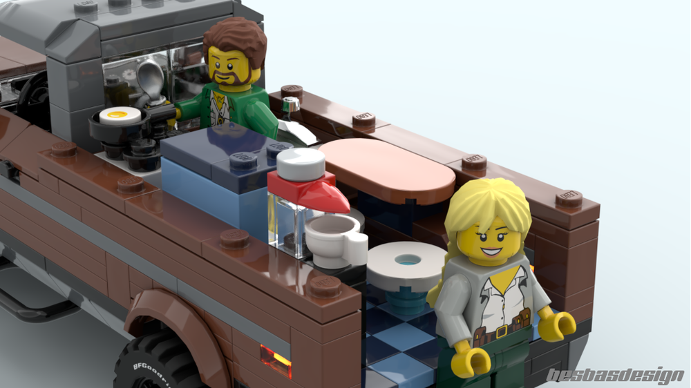 LEGO MOC Chevrolet C10 Camper by besbasdesign | Rebrickable - Build ...