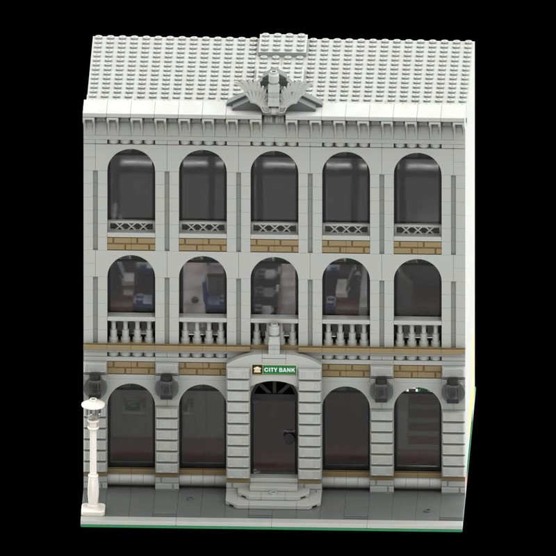 LEGO MOC City Bank by N.BrickMOCs | Rebrickable - Build with LEGO