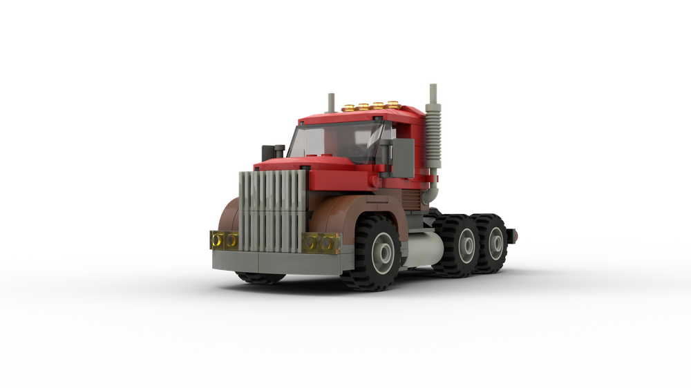 LEGO MOC Semi Truck by 1plaintext | Rebrickable - Build with LEGO