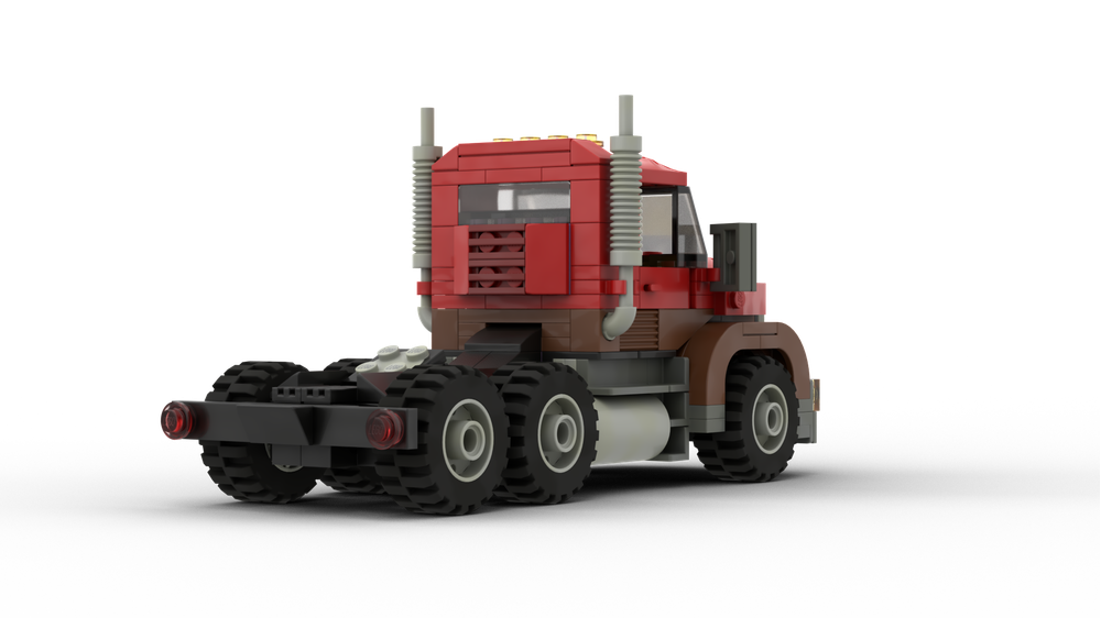 LEGO MOC Semi Truck by 1plaintext | Rebrickable - Build with LEGO