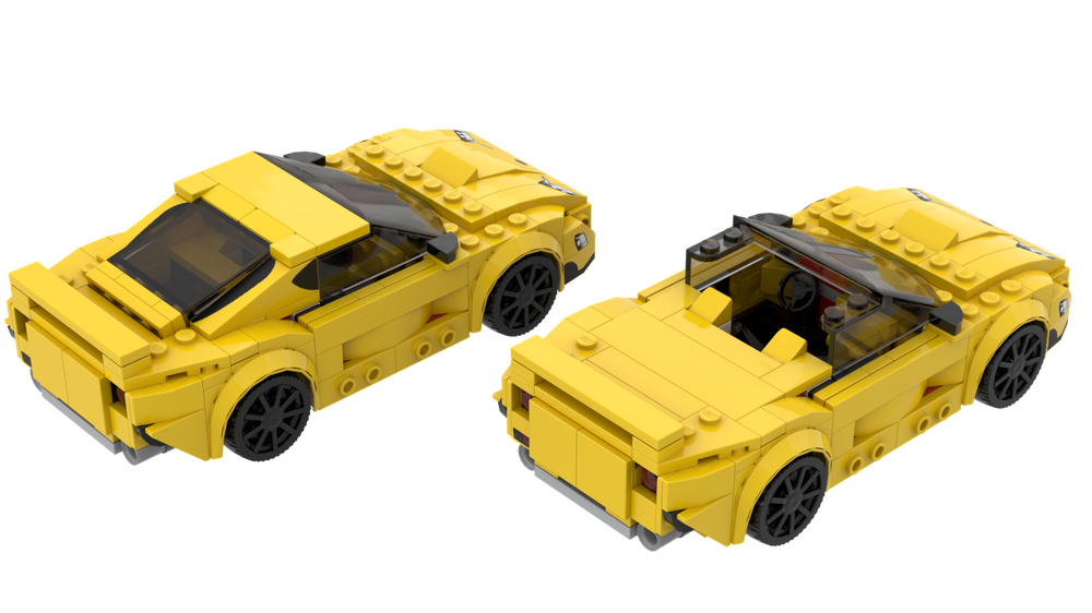 LEGO MOC 76901 Working Convertible by Schwimpy | Rebrickable - Build ...