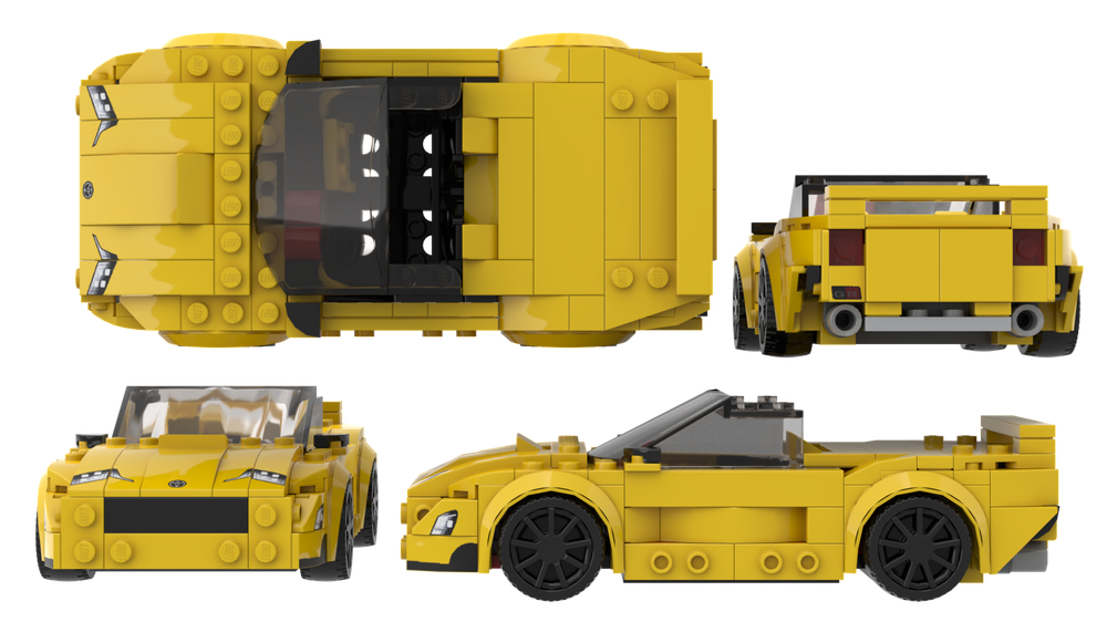 LEGO MOC 76901 Working Convertible by Schwimpy | Rebrickable - Build ...