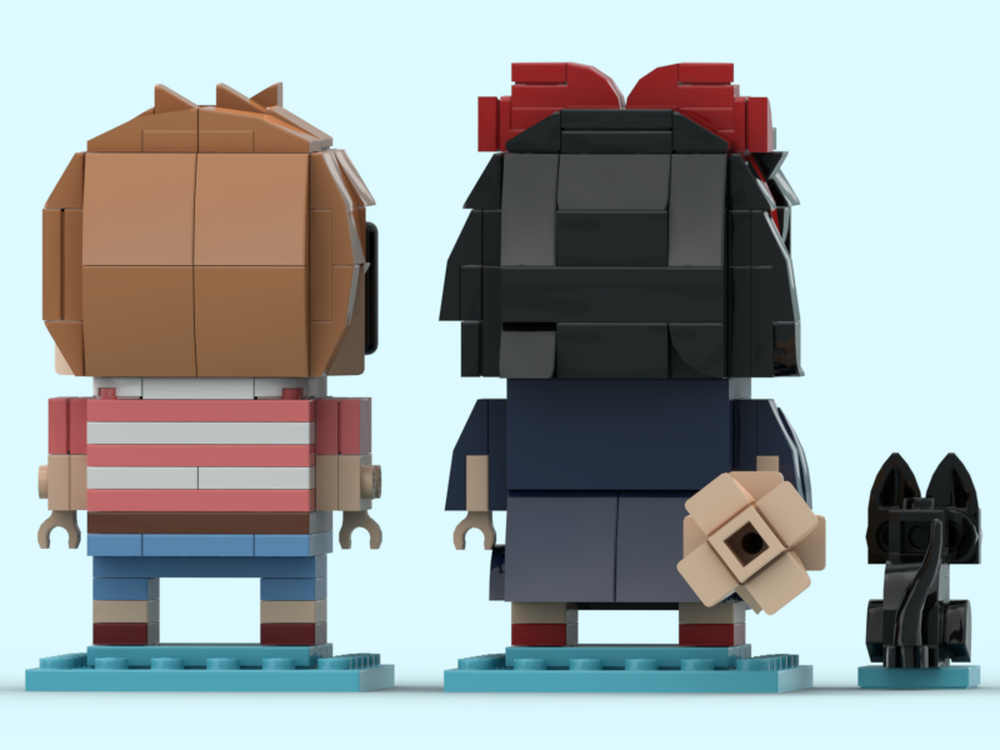 LEGO MOC Kiki, Tombo & Jiji - Studio Ghibli BrickHeadz by NinjaChips20 ...