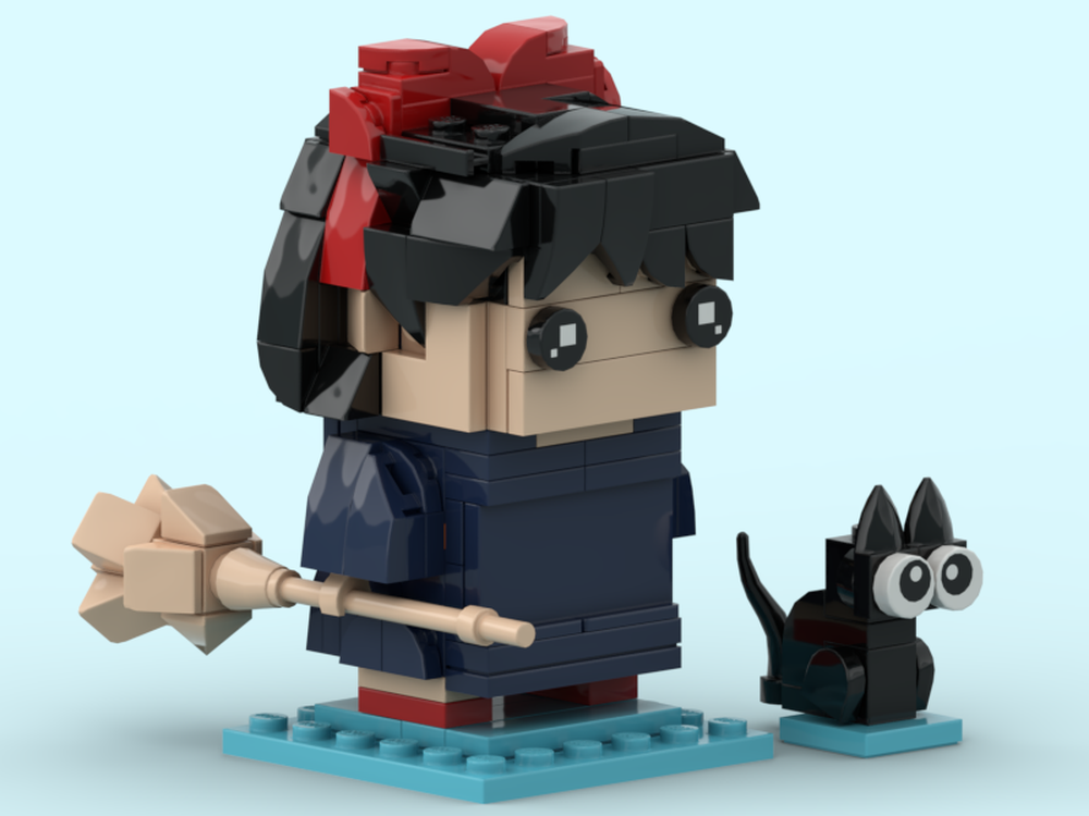LEGO MOC Kiki, Tombo & Jiji - Studio Ghibli BrickHeadz by NinjaChips20 ...
