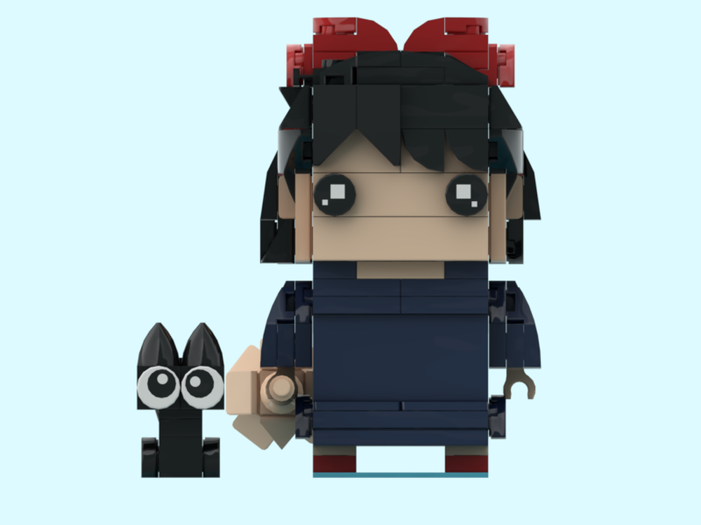 LEGO MOC Kiki, Tombo & Jiji - Studio Ghibli BrickHeadz by NinjaChips20 ...