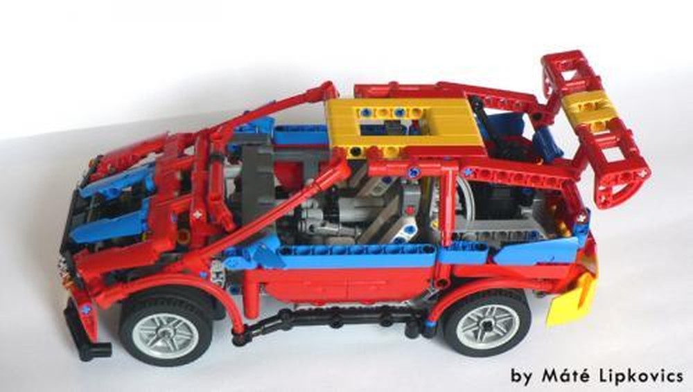 LEGO MOC Small Rally Car by Lipko | Rebrickable - Build with LEGO