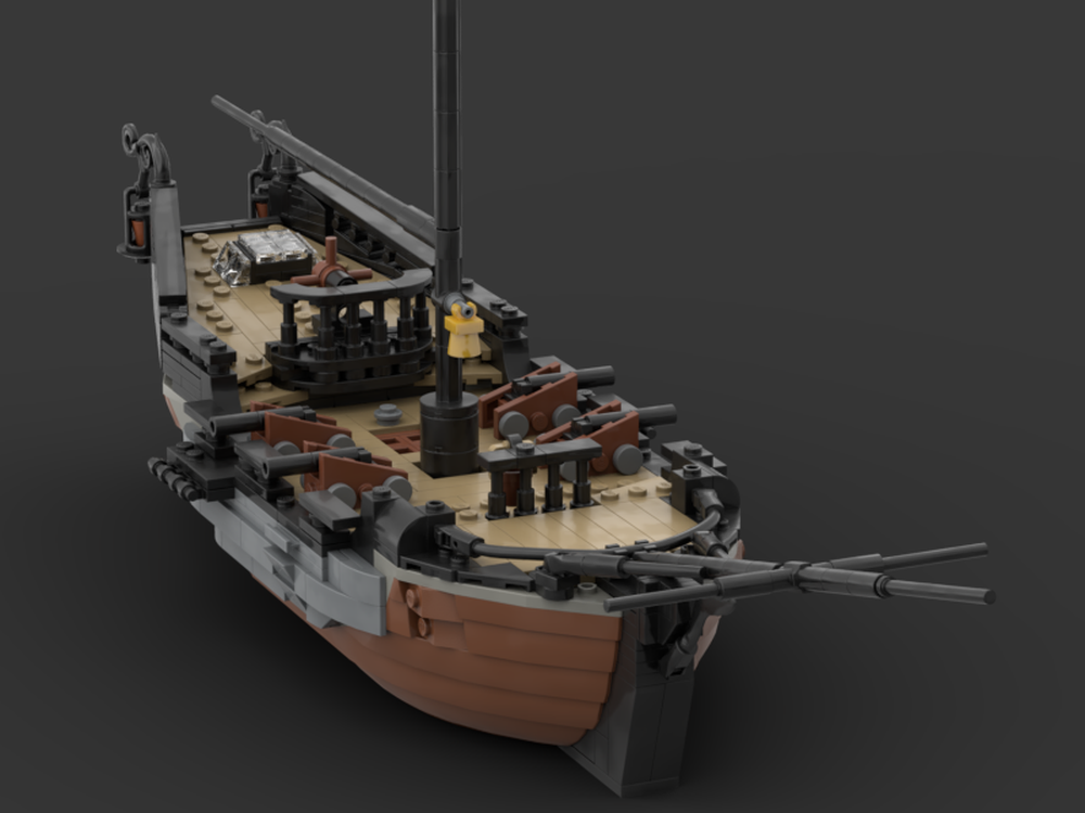 LEGO MOC Pirate Cutter by Marius2002 | Rebrickable - Build with LEGO