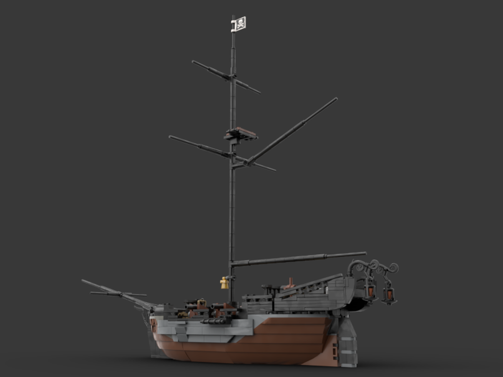 LEGO MOC Pirate Cutter by Marius2002 | Rebrickable - Build with LEGO