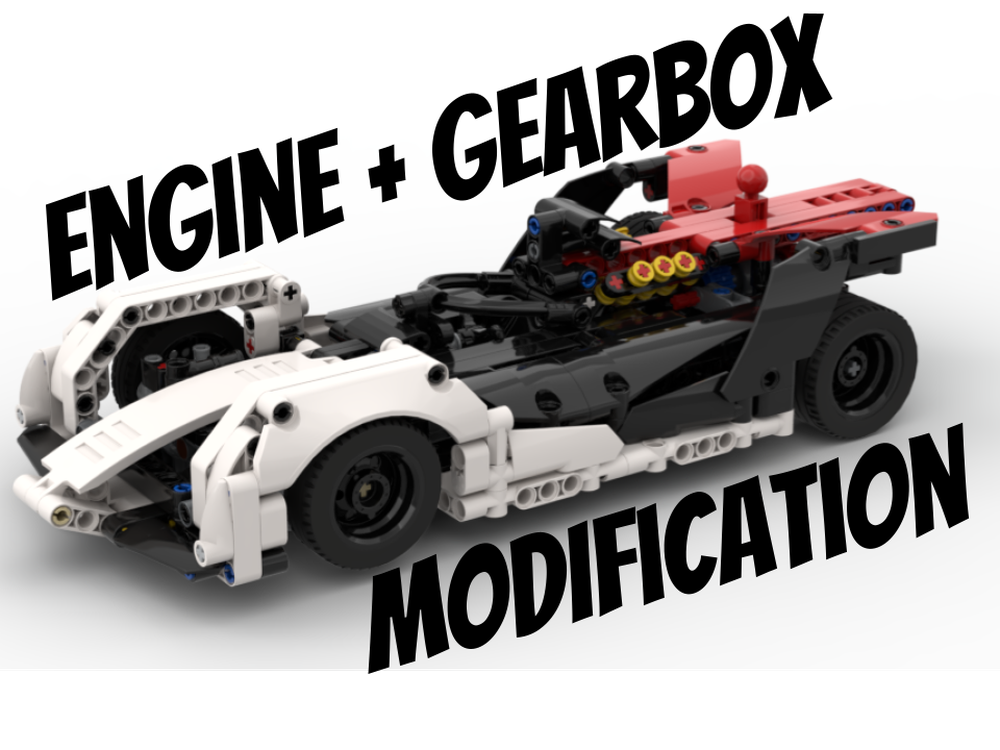LEGO MOC Engine and Gearbox mod of Porsche Formula E by JamesFF ...