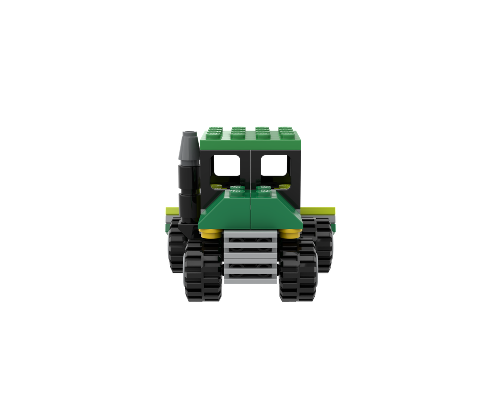 LEGO MOC 10696: Tractor with Plough by BrickAlchemist | Rebrickable ...