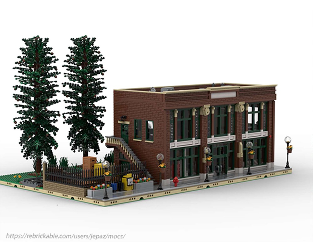 Lego Moc Trackside Butcher Shop By Jepaz Rebrickable Build With Lego
