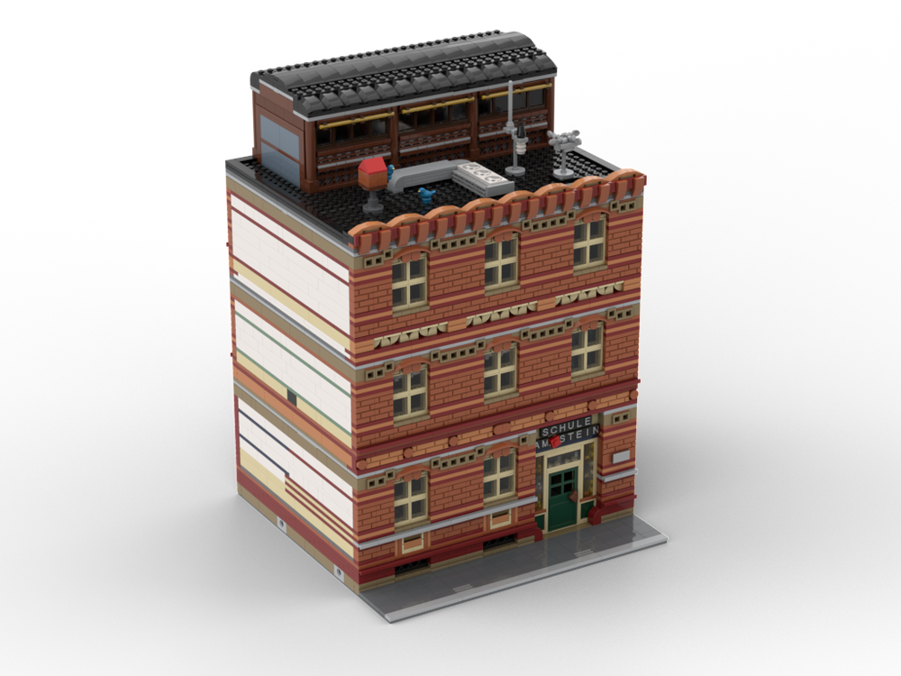 LEGO MOC Modular Town School - Schule am Stein by torsten_o ...