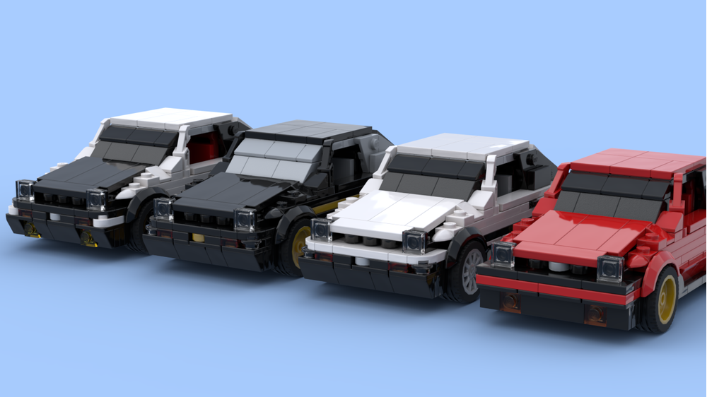 LEGO MOC Toyota AE86 Sprinter Trueno (old smaller version) by Brickster ...