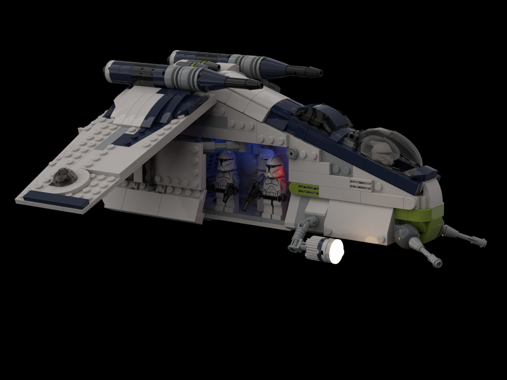 Lego Moc Umbara Laat Gunship By Lswfiend Rebrickable Build With Lego