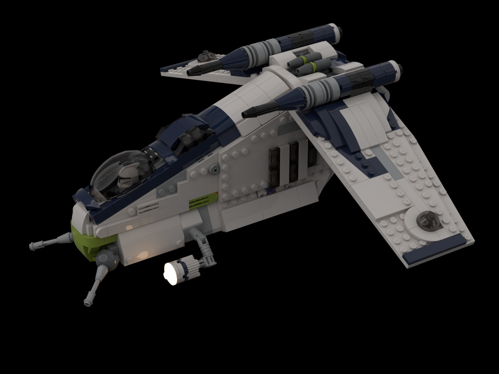 Lego Moc Umbara Laat Gunship By Lswfiend Rebrickable Build With Lego