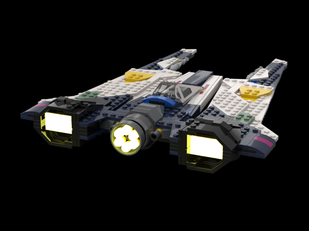 Lego Moc Fang Fighter By Lswfiend Rebrickable Build With Lego