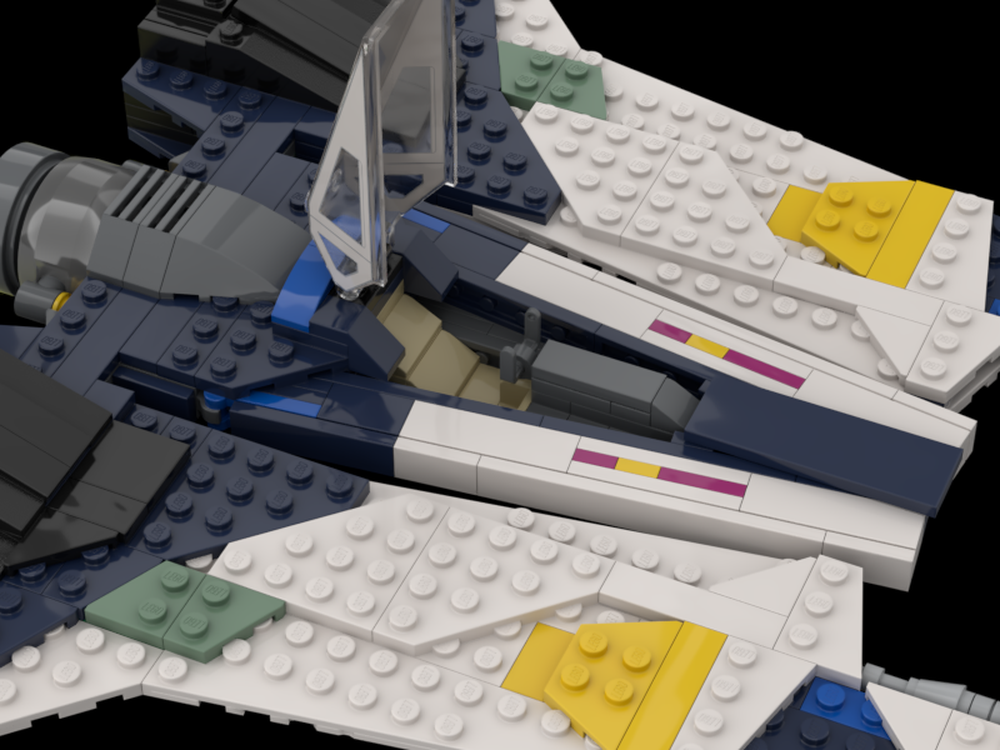 Lego Moc Fang Fighter By Lswfiend Rebrickable Build With Lego