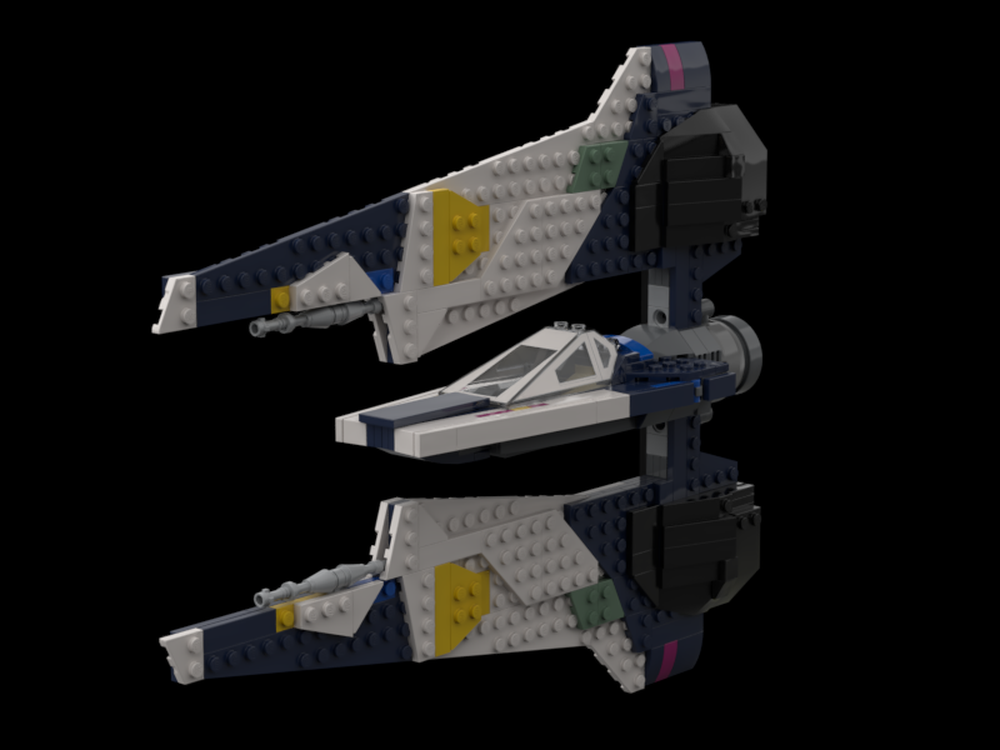 Lego Moc Fang Fighter By Lswfiend Rebrickable Build With Lego