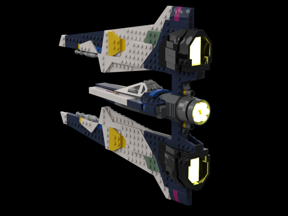 Lego Moc Fang Fighter By Lswfiend Rebrickable Build With Lego