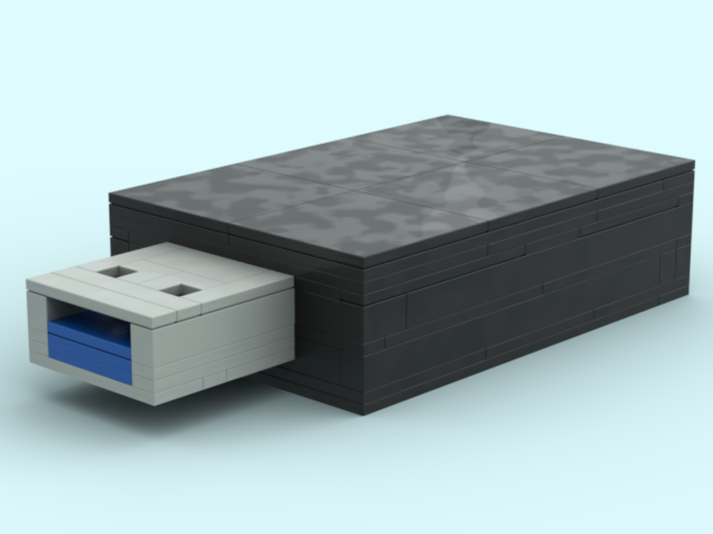 LEGO MOC USB flash disk by kingW2022 | Rebrickable - Build with LEGO