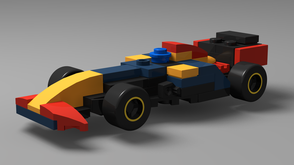 LEGO MOC Mini F1 RedBull Car by Kaaa | Rebrickable - Build with LEGO