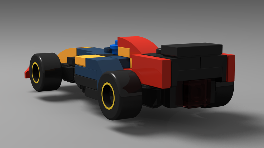 LEGO MOC Mini F1 RedBull Car by Kaaa | Rebrickable - Build with LEGO