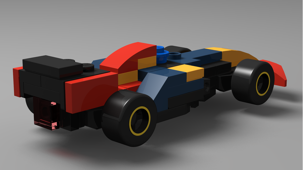 LEGO MOC Mini F1 RedBull Car by Kaaa | Rebrickable - Build with LEGO