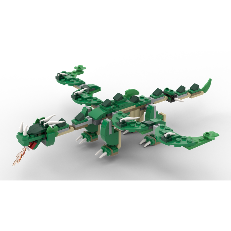 LEGO MOC Dragon (2x 31120 modification) by feriwan | Rebrickable ...