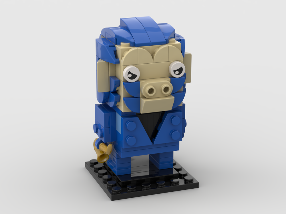 LEGO MOC The Blues Monkey by BrickheadMaster | Rebrickable - Build with ...