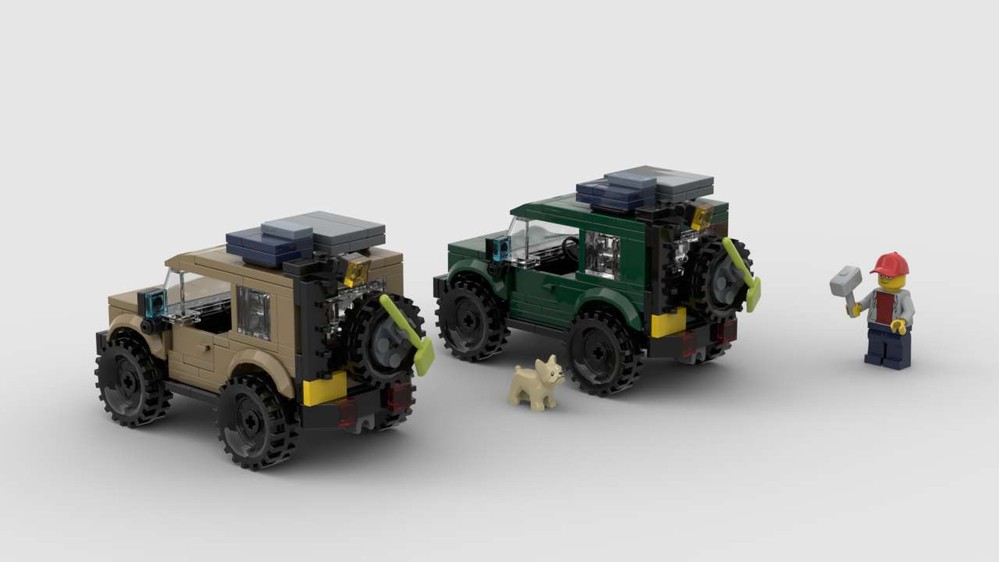 LEGO MOC Suzuki Jimny JB64 v2 by doppiopug | Rebrickable - Build with LEGO