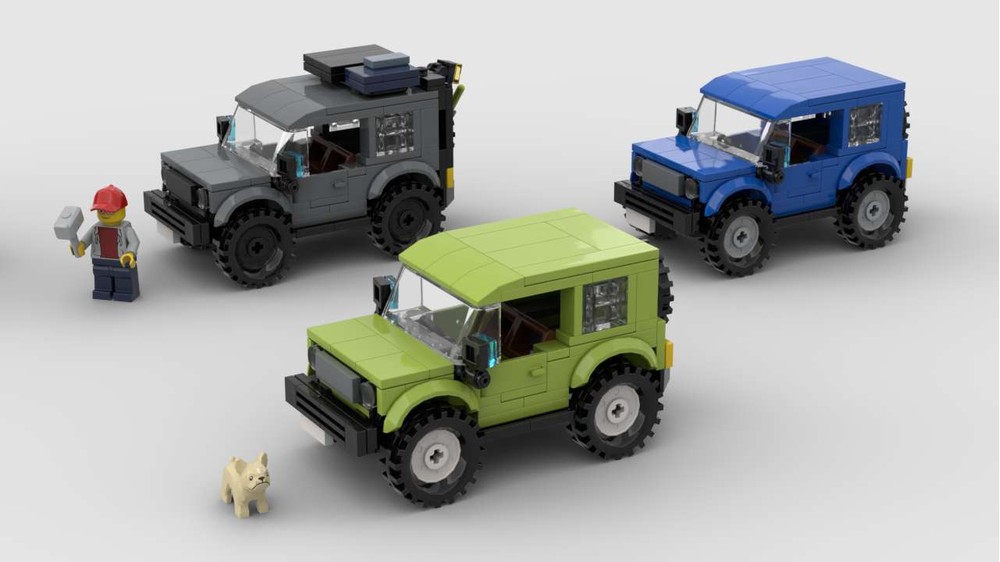 LEGO MOC Suzuki Jimny JB64 v2 by doppiopug | Rebrickable - Build with LEGO