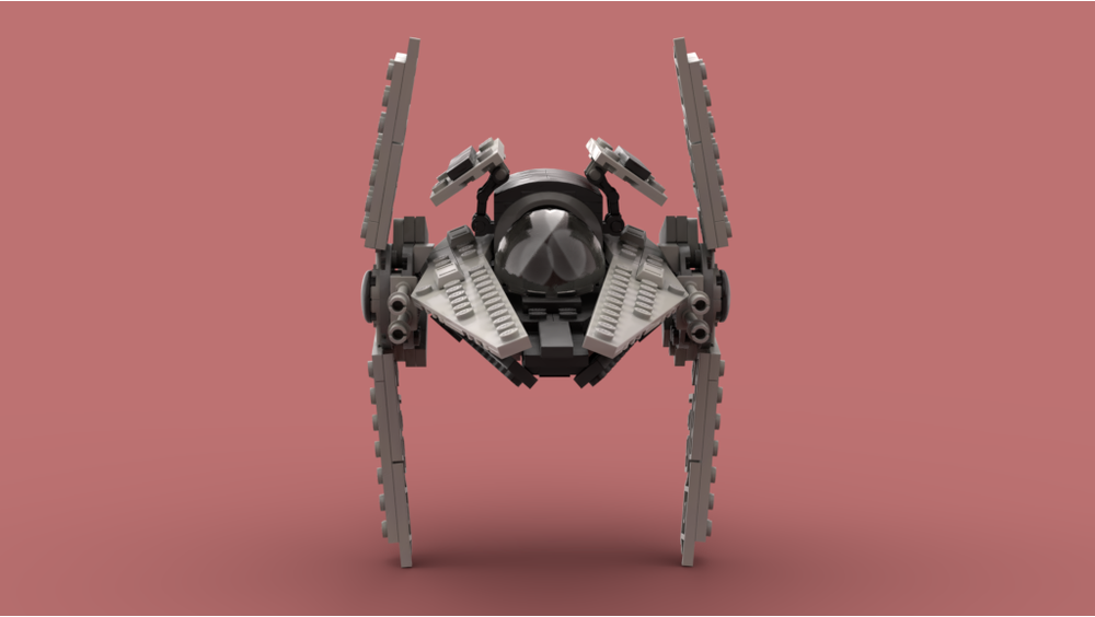 Lego Moc Imperail V Wing With Stand By Hangarbay24 Rebrickable
