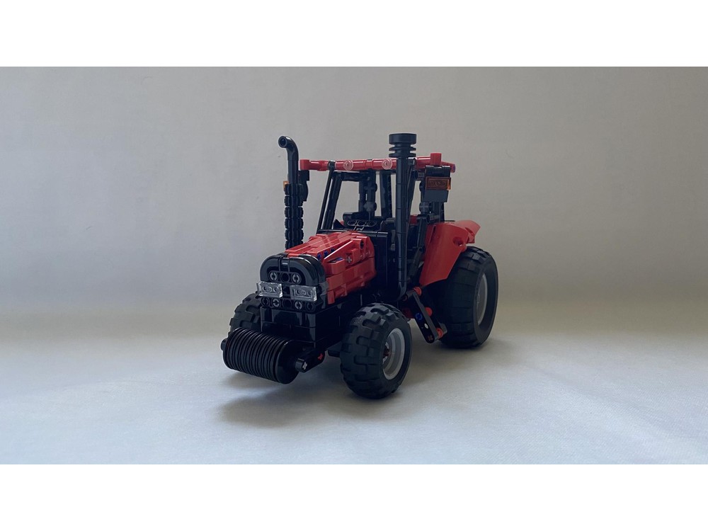 Lego Moc Tractor By Redhotrod Rebrickable Build With Lego