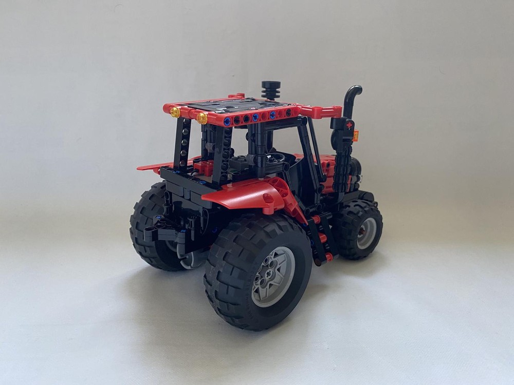 Lego Moc Tractor By Redhotrod Rebrickable Build With Lego