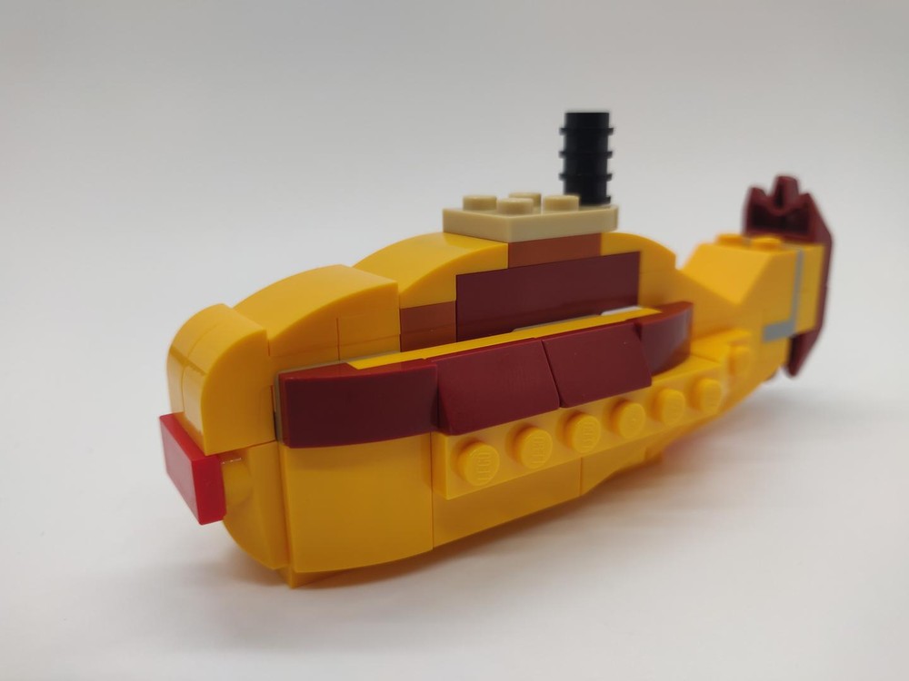 Lego Moc Yellow Submarine By Legoguy08 Rebrickable Build With Lego