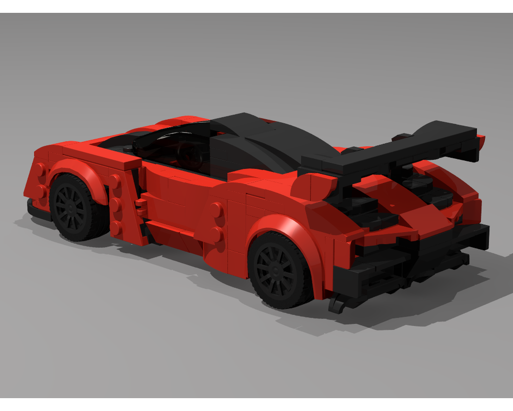 Lego Moc Mclaren Senna By Deconsnowman Rebrickable Build With Lego