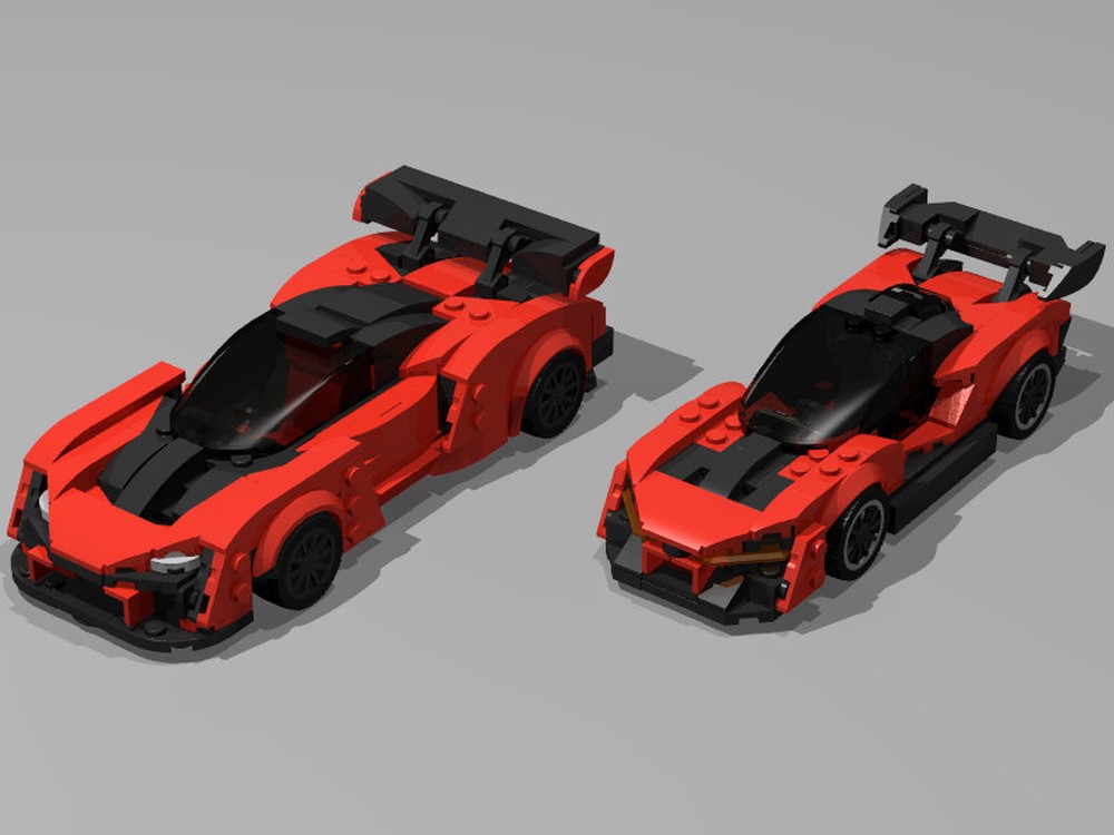 Lego Moc Mclaren Senna By Deconsnowman Rebrickable Build With Lego