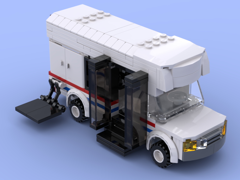 LEGO MOC Paratransit Bus by Adambassoon25 | Rebrickable - Build with LEGO