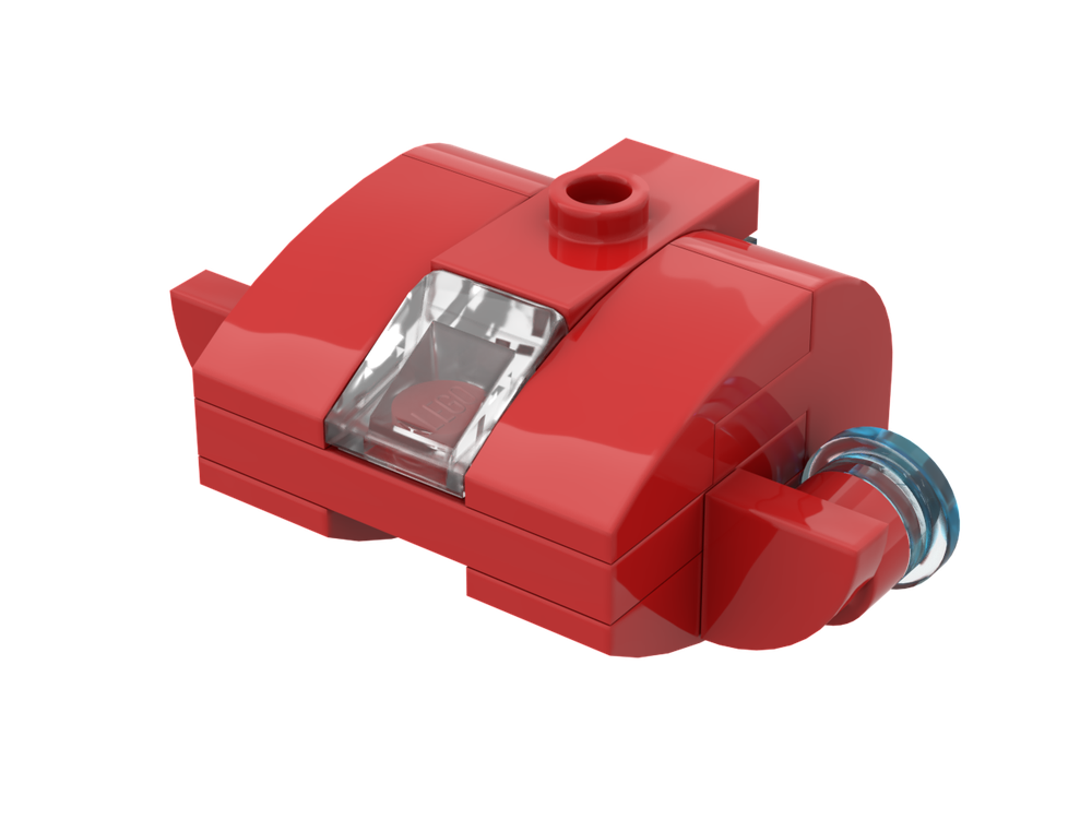 LEGO MOC 75245 Red Spacetug by Berth | Rebrickable - Build with LEGO