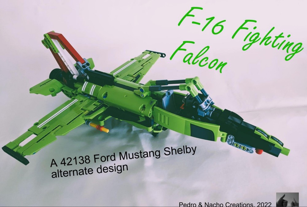 LEGO MOC F-16 Fighting Falcon (42138 Ford Mustang Shelby) by jpgon ...