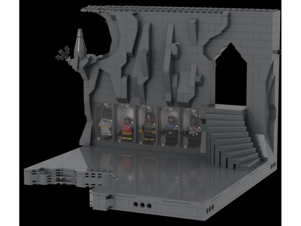 LEGO MOC Batcave Suit Display and Entrance BTAS The Animated Series by ...